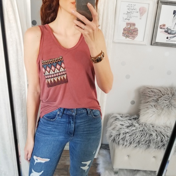 POL | Tops | Pol Slinky Pocket Tank Basic Summer Tops Cute Casual Fall ...